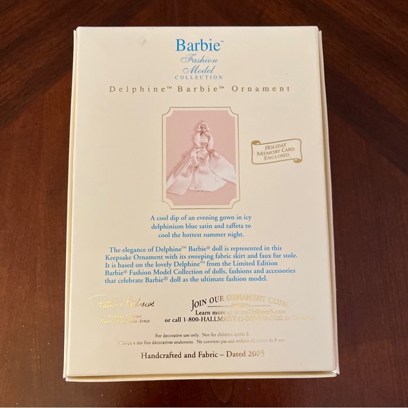 Hallmark | Holiday | Hallmark Keepsake Delphine Barbie Ornament Fashion ...